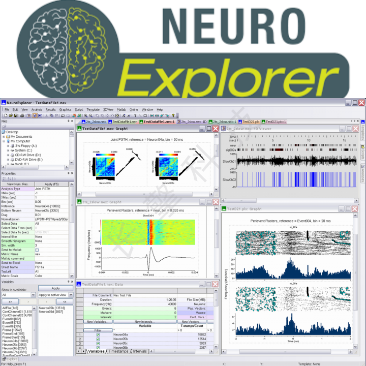 NeuroExplorer V5分析软件 - 长擎科技
